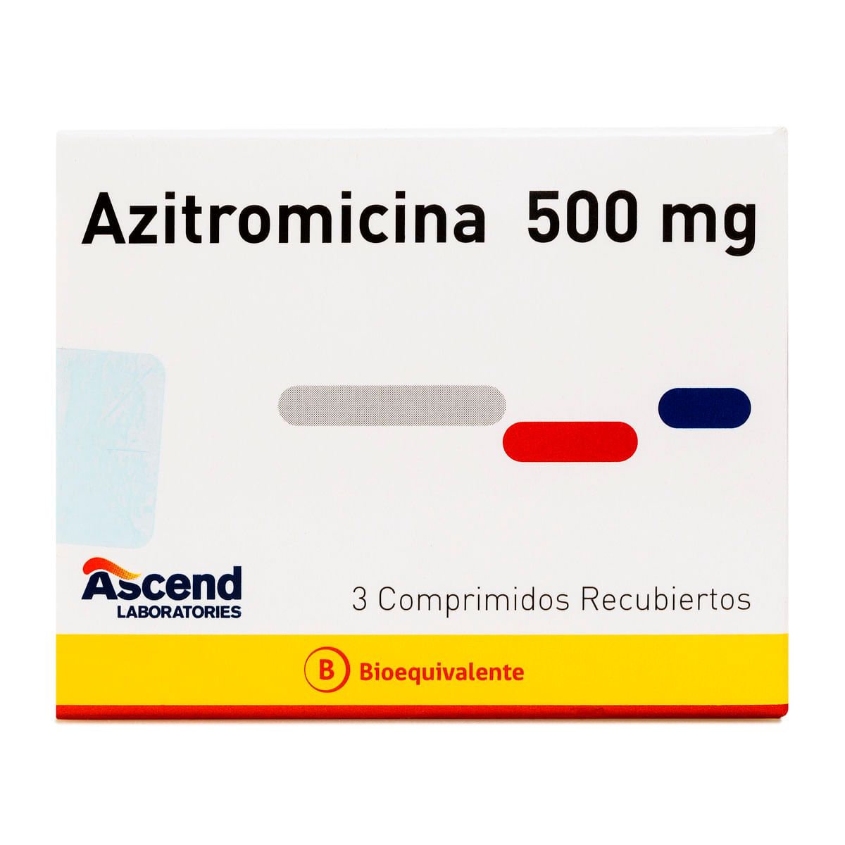 Azitromicina 500 mg 3 Comprimidos - Farmacias del Dr. Simi