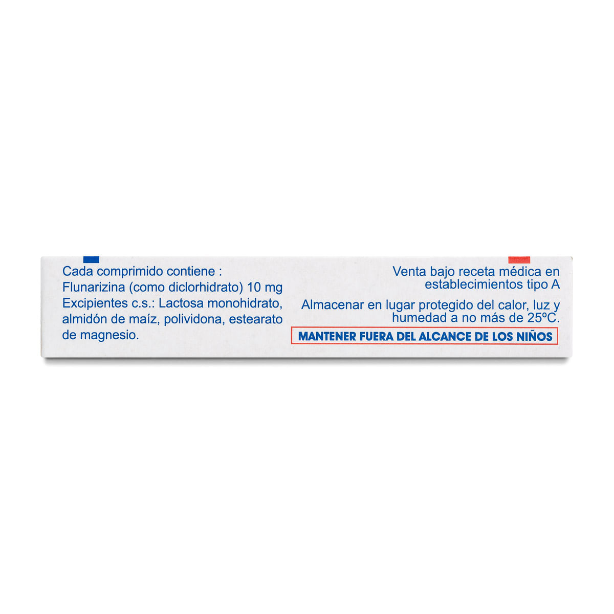 Flunarizina 10 mg 30 comprimidos - Farmacias del Dr. Simi