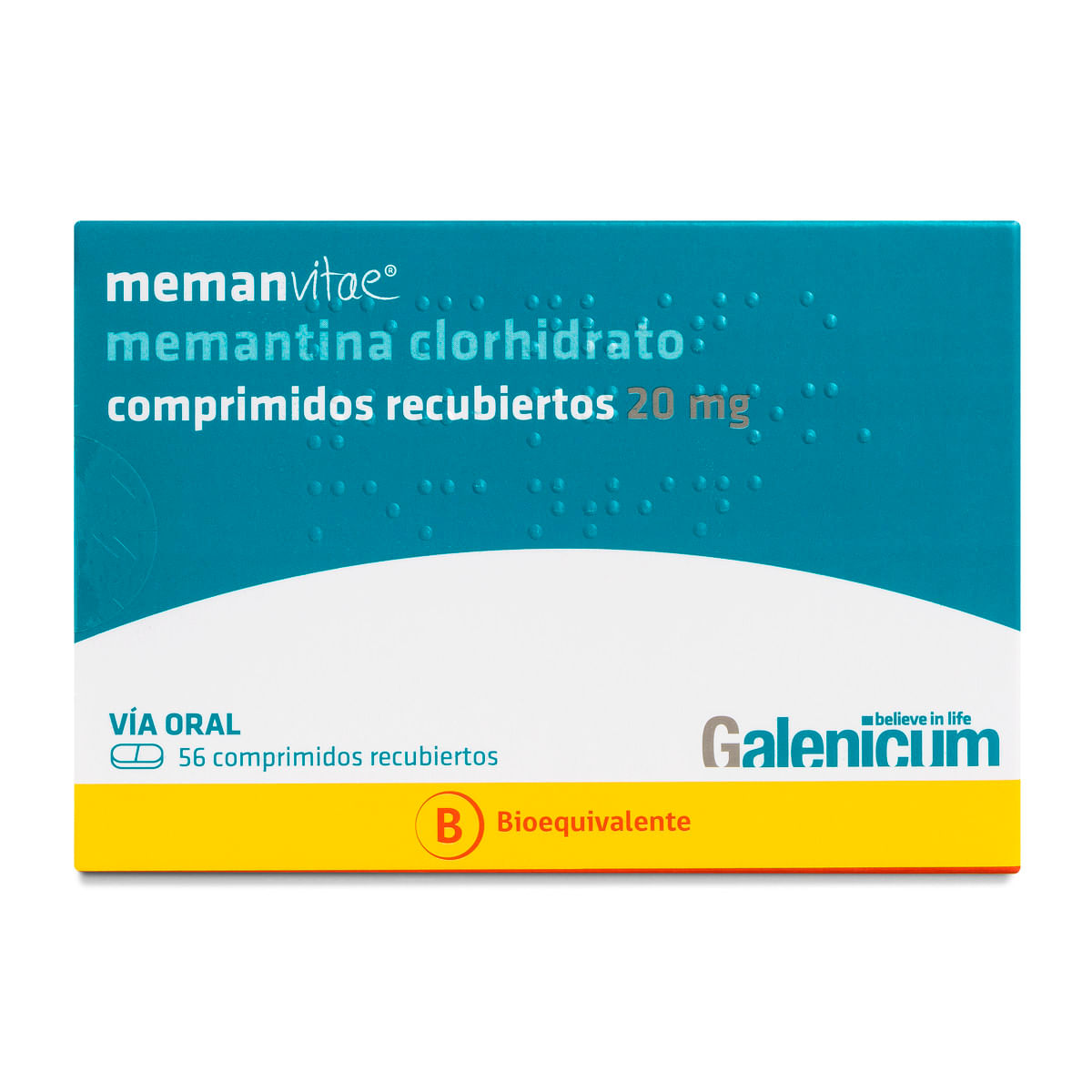 Memantina 20 Mg 56 Comprimidos Recubiertos | Dr Simi - Farmacias del Dr ...