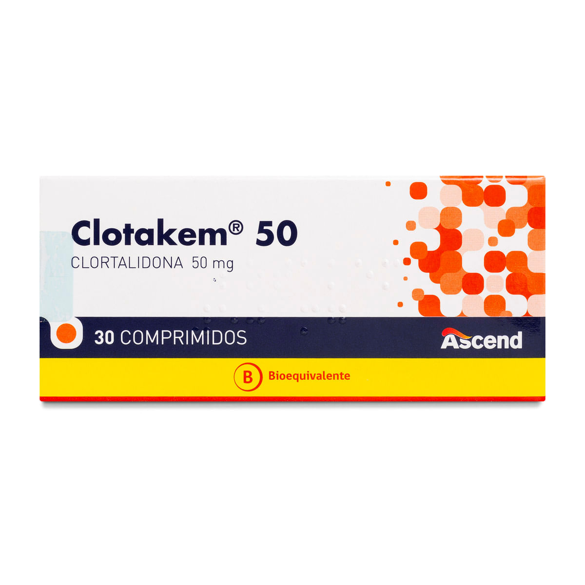 Clotakem clortalidona 50 mg 30 comprimidos - Farmacias del Dr. Simi