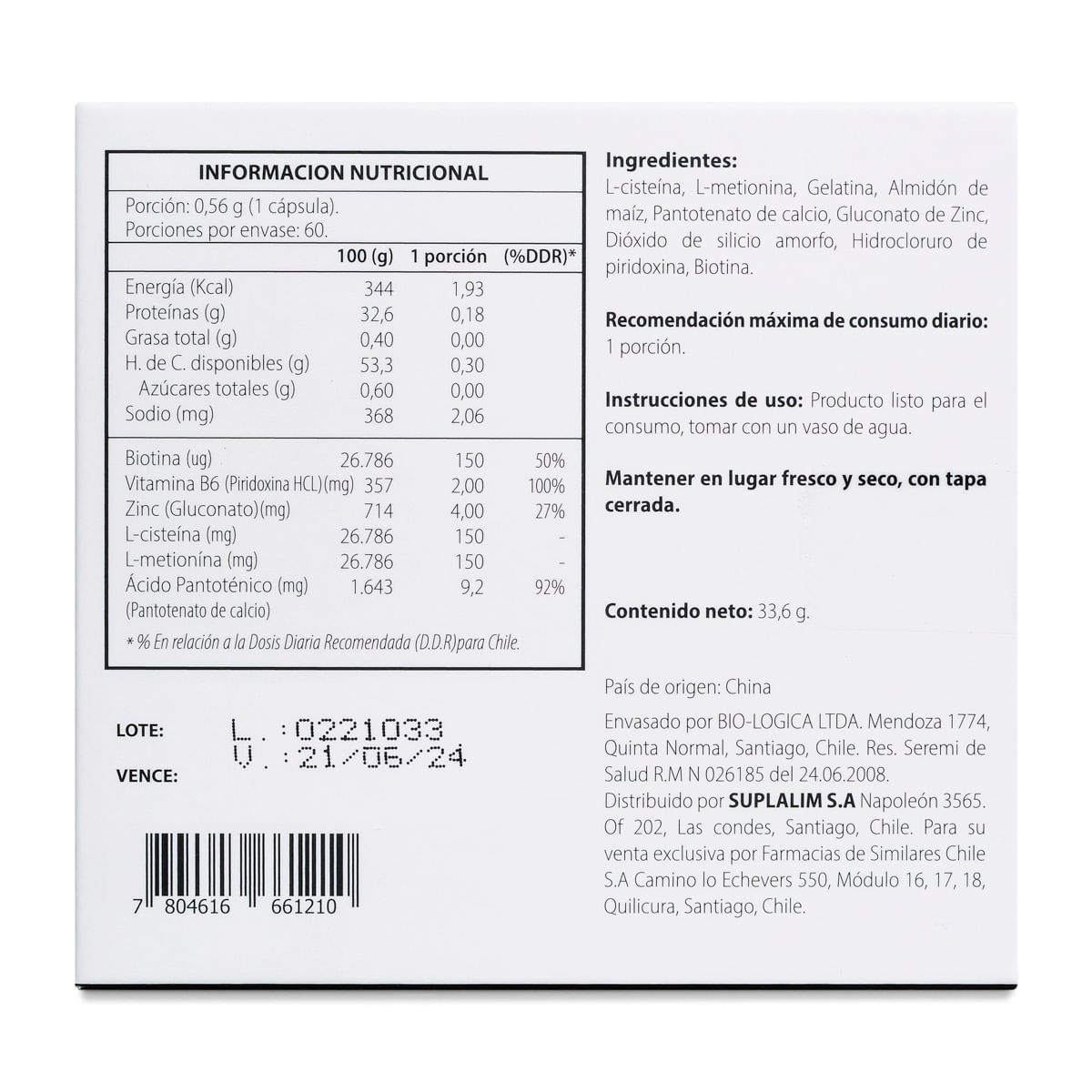 Foligen - 60 Cápsulas - Farmacias del Dr. Simi