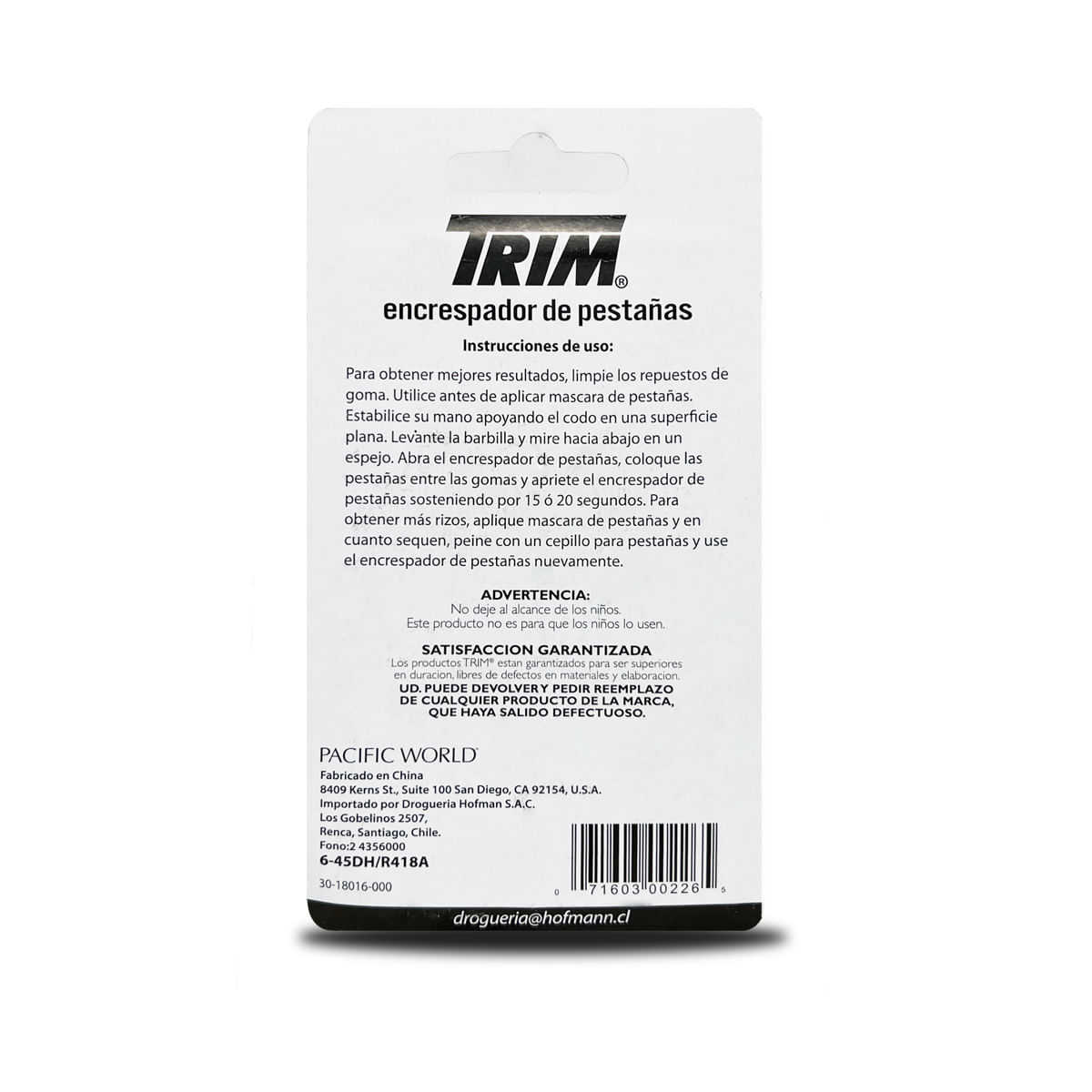 Trim - Encrespador Pestaña 1 Pieza - Farmacias del Dr. Simi