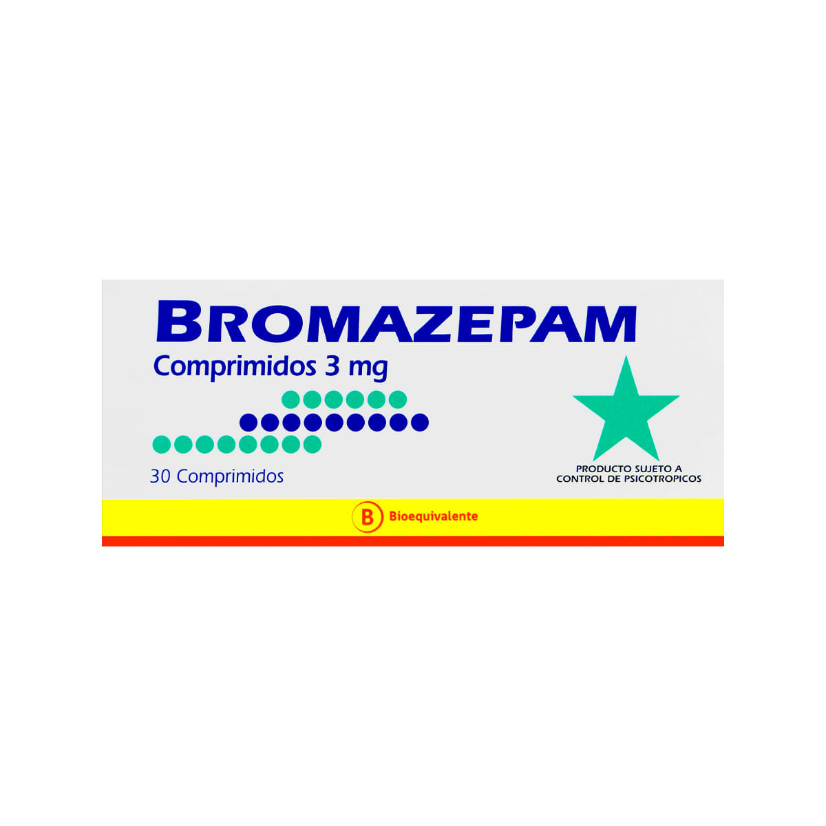 BROMAZEPAM 3MG 30COMP - Farmacias del Dr. Simi
