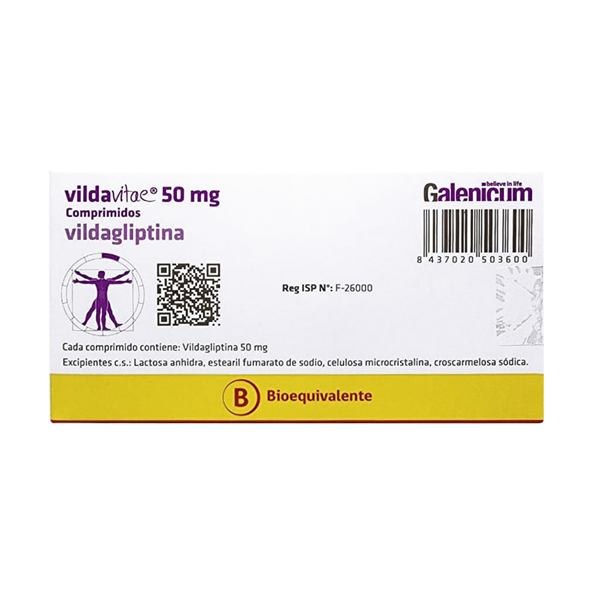 Vildavitae 50 mg Comprimidos - Farmacias del Dr. Simi