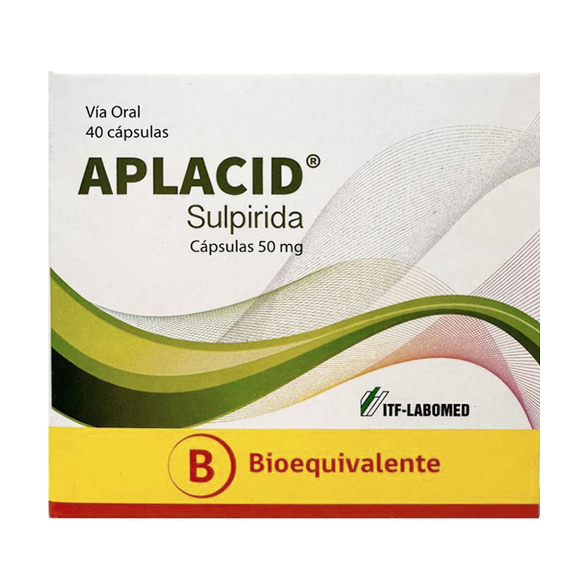 Aplacid sulpirida 50 mg 40 cápsulas - Farmacias del Dr. Simi