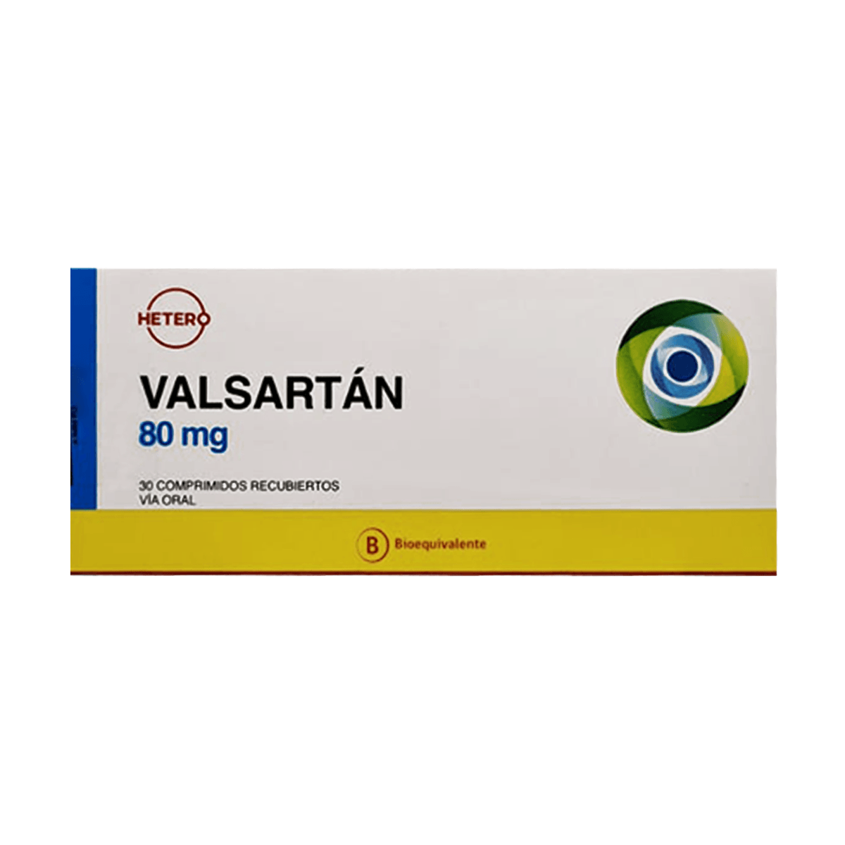 Valsartán 80 mg 30 Comprimidos - Farmacias del Dr. Simi