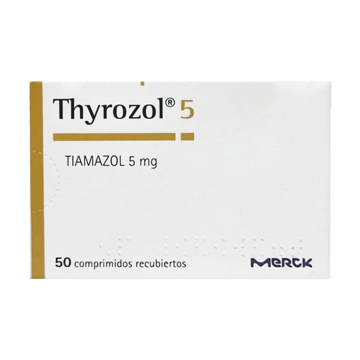 Thyrozol 5 Tiamazol 5 mg 50 comprimidos recubiertos - Farmacias del Dr ...