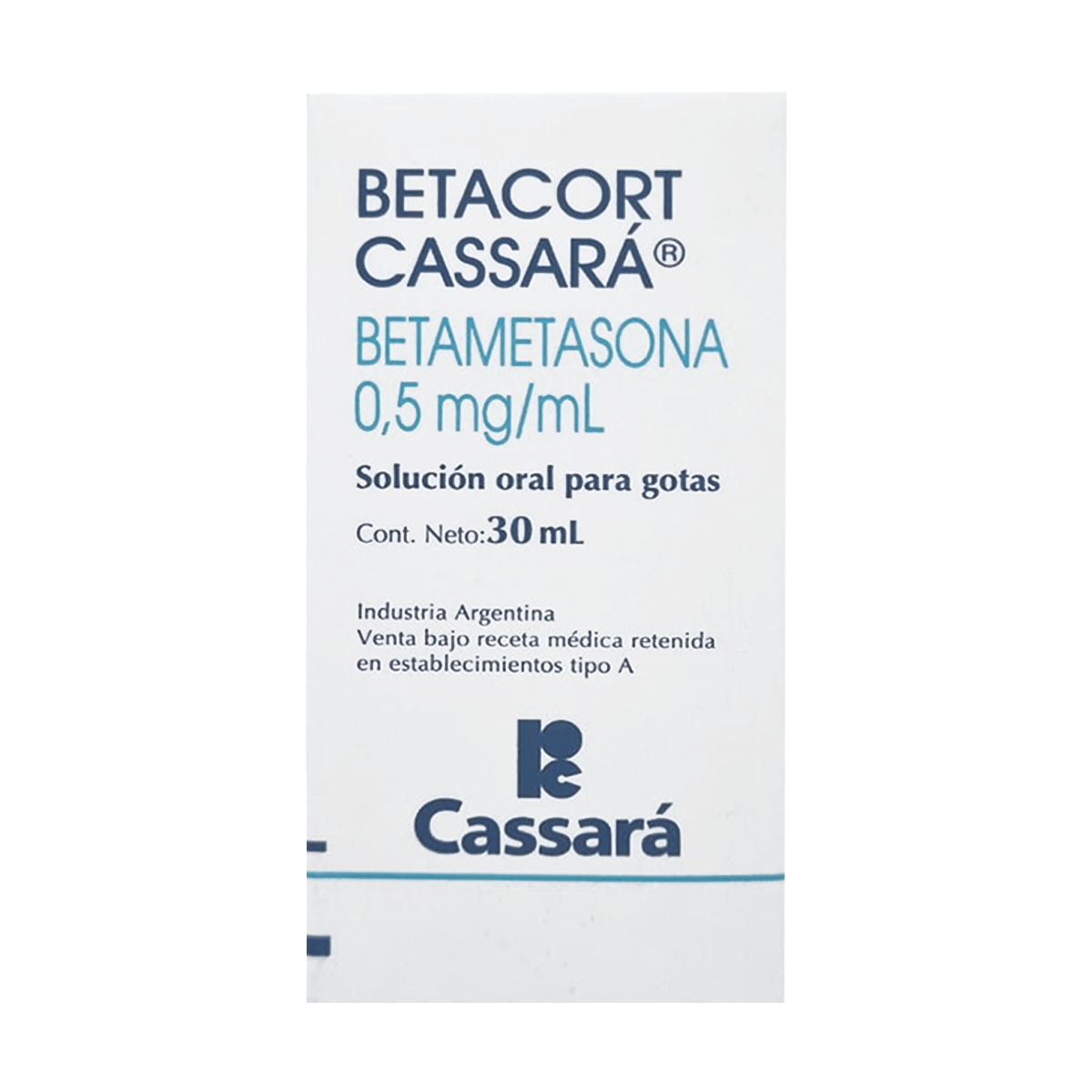 Betacort cassará betametasona 0,5 mg/mL solución oral para gotas 30 mL ...