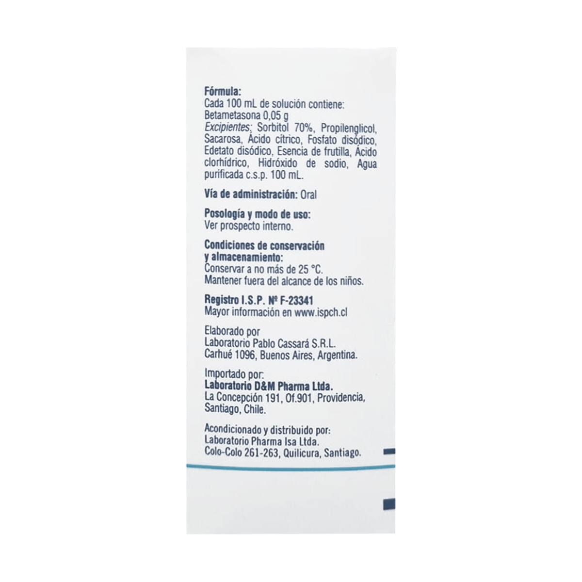 Betacort cassará betametasona 0,5 mg/mL solución oral para gotas 30 mL ...