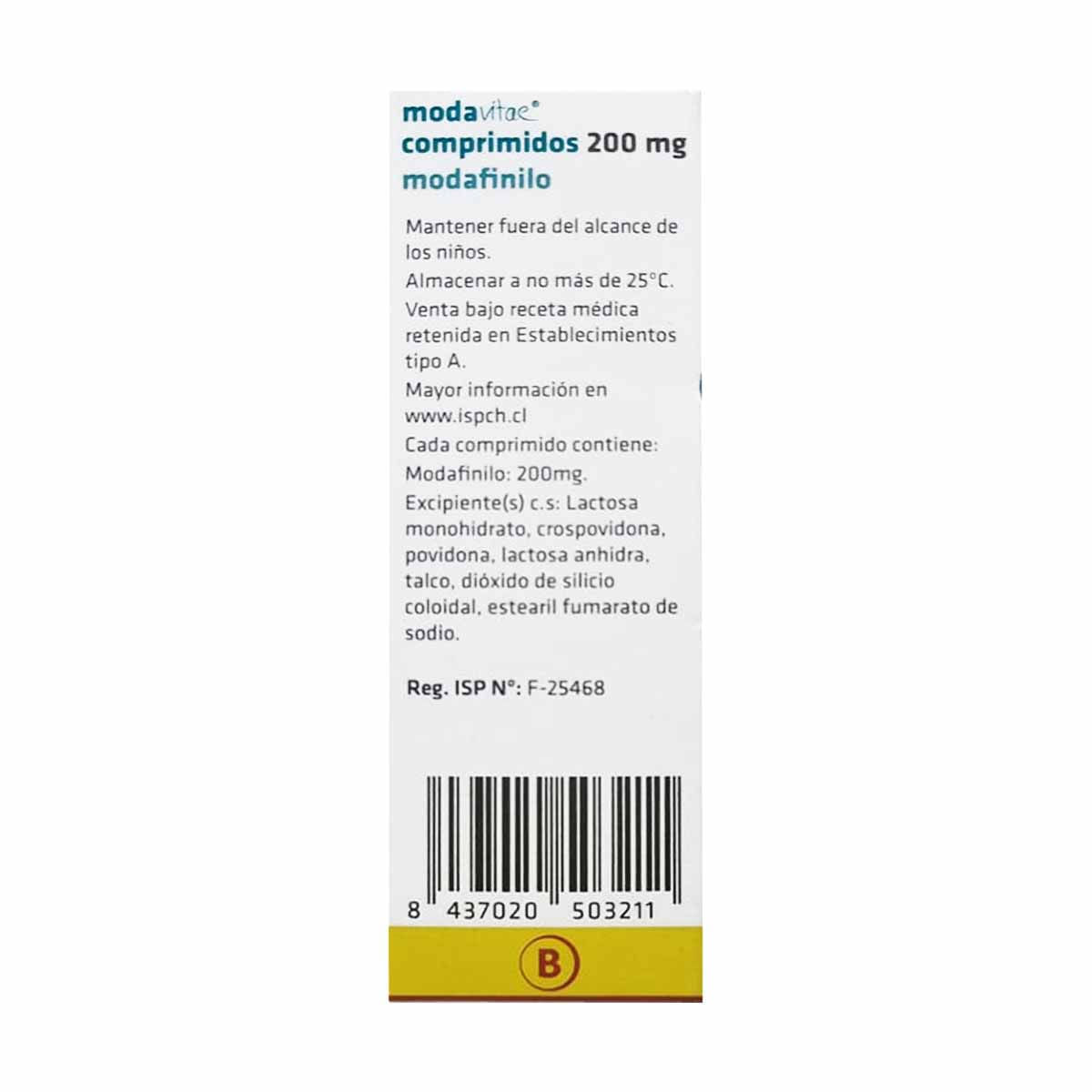 Modavitae Modafinilo 200 Mg 30 Comp. - Farmacias del Dr. Simi
